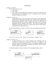 NEW HW1 Solution HW1 Solution 1 Chapter 1 Exercise 8 Pet Store Data Model Questions A One