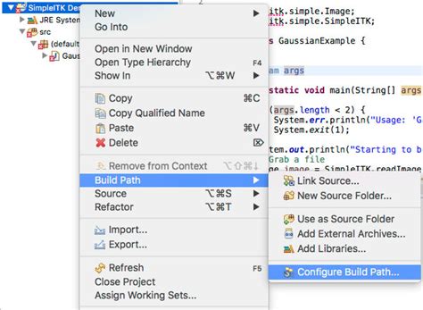 Setting Up Eclipse And Visual Studio SimpleITK 2 0rc2 Documentation