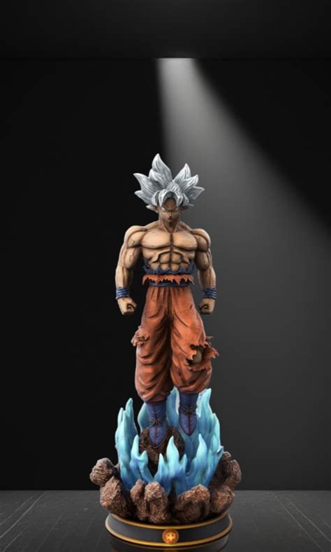 Goku Ultra Instinct Dragonball Goku Dragonball Z 3D Etsy