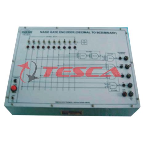 Nand Gate Encoder Decimal To Bcd Binary Coded
