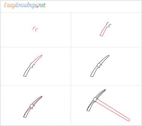 How To Draw Pickaxe Step By Step [6 Easy Phase]