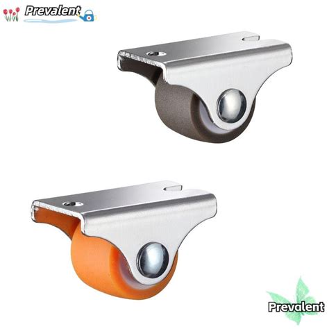 Preva ล้อกาวตนเอง สีส้มสีน้ําตาลตรงล้อ เฟอร์นิเจอร์สากลยางฮาร์ดแวร์ถาดล้อเลื่อน Shopee Thailand