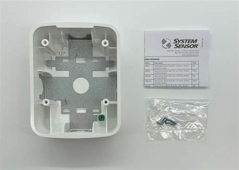 System Sensor Sbbspwl Wall Speaker Surface Mount Back Box