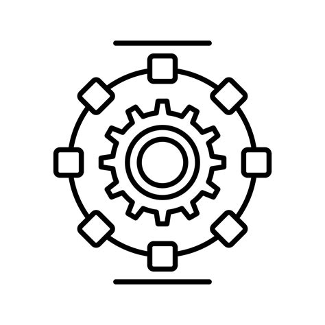 Automated Process Vector Icon 14654200 Vector Art At Vecteezy