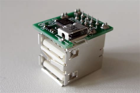 Microhub The Smallest Usb Hub With Connectors From Mux On Tindie
