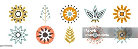 흰색 배경에 여러 가지 빛깔의 기하학적 꽃으로 설정됩니다 벡터 일러스트 레이 션 0명에 대한 스톡 벡터 아트 및 기타 이미지 0명 3월 개체 그룹 Istock