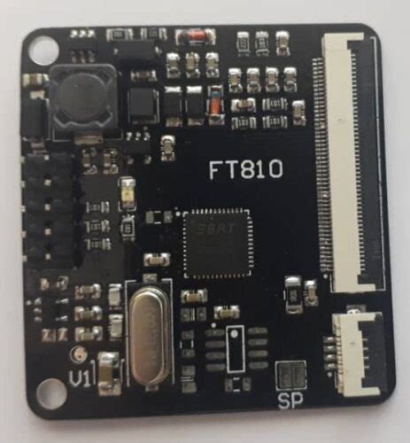 ماژول درایور Lcd با آیسی Ft810 سامانه پالت انبار قطعات مازاد الکترونیک