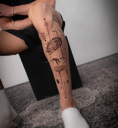 Tattoo Am Bein Für Männer Welche Maskulinen Motive Sind 2024 In