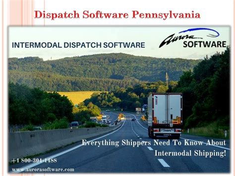 Ppt Dispatch Software Pennsylvania Powerpoint Presentation Free