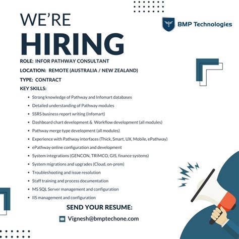 Vignesh S On Linkedin Hiringalert Inforpathwayconsultant Pathway Infomartdatabases Ssrs