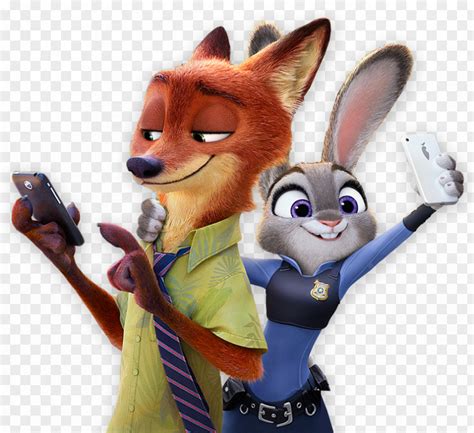 Selfie Lt Judy Hopps Nick Wilde Deviantart Png Image Pnghero