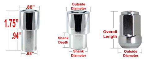 Wheel Lug Nut Size Guide Torque Spec Chart 49 Off