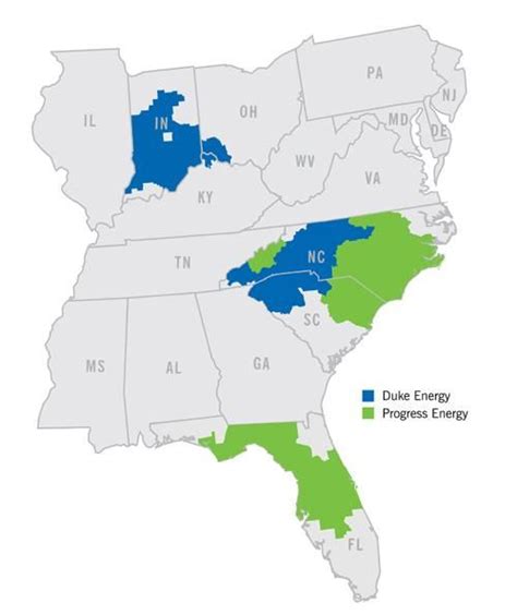 Progress Energy Services Map Powering Progress Navigating The
