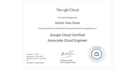 Ashish Ghule On Linkedin Associate Cloud Engineer • Ashish Ghule