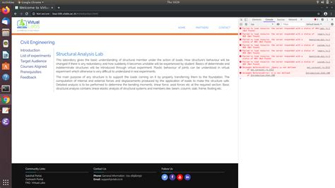 Fix Console Errors Of Lab Landing Pages And All Experiments · Issue 253 · Virtual Labs Archive