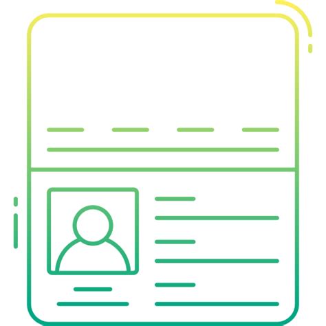 Passport Generic Gradient Icon
