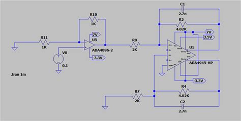 Ada4945 1 Single End Input Terminating From Ada4896 2 Output Qanda