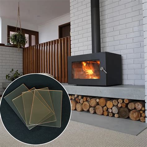 High Temperature Glass Ceramic Tempered Fireplace Glass Plate Buy
