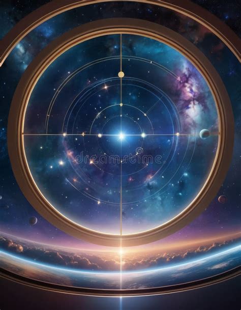Celestial Navigation Concept Art Stock Image Image Of Astronomy