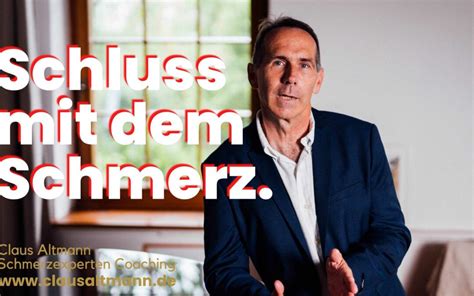 Schluß mit dem Schmerz Claus Altmann der Schmerzexperte