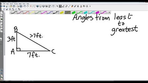 Geometry 5 3 Inequalities In One Triangle Youtube