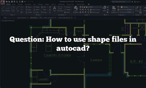 Question How To Use Shape Files In Autocad