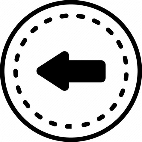 arrow left direction indicator backward previous pointer arrow icon download on iconfinder