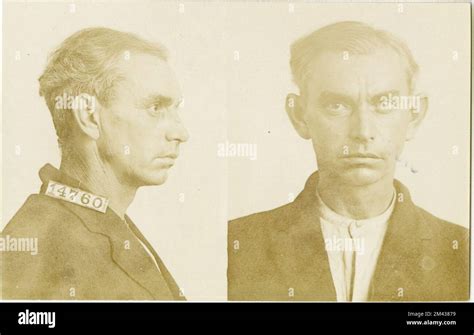Photograph Of Walter Lathen Bureau Of Prisons Inmate Case Files Stock