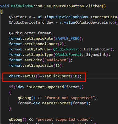 在qt中，利用charts库绘制fft图形 Qt Chart绘制频谱 Csdn博客