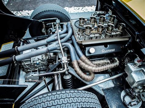 1968 Ford Gt40 Race Car Engine Compartment