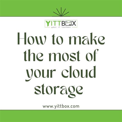 Yittbox On Linkedin Yittbox Informationtechnology Cloudstorage
