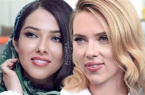 8عکس از شباهت لیلا اوتادی و اسکارلت جوهانسون بازیگرنیوز