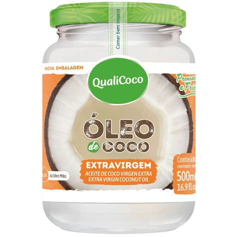 Óleo de Coco Extra Virgem 500ml Oferta Natuweb