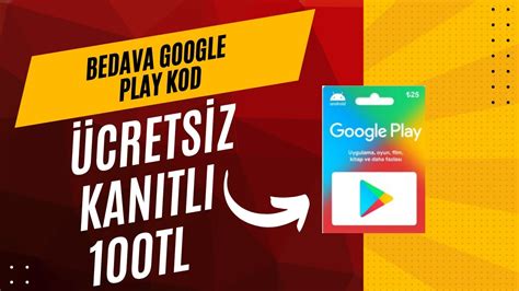 BEDAVA GOOGLE PLAY KODU VEREN MOBİL UYGULAMA Bedava Google Play kodu