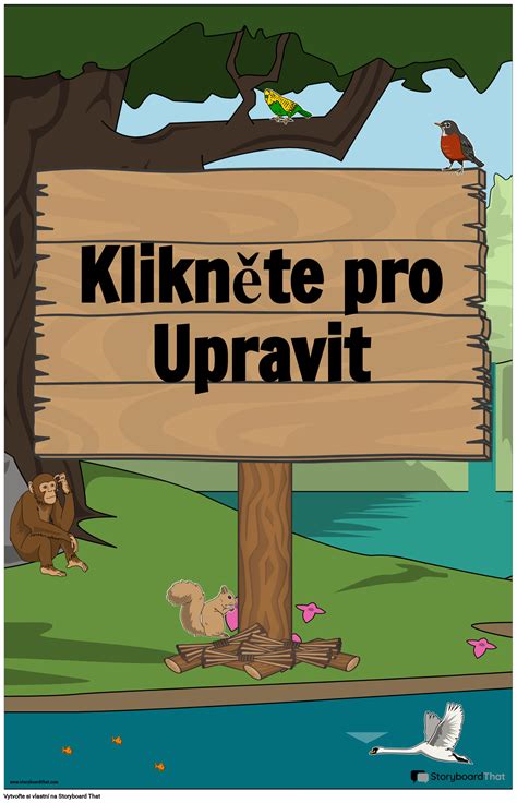 Lesní Design Uvítací Plakát Storyboard O Cs Examples