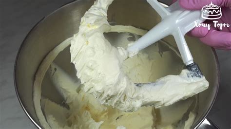 Крем для торта за 1 минуту, с творожным сыром и маскарпоне. Вкуснее ...