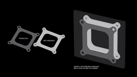 Chipset Cooler Mounting Bracket For Bitaxe Gamma By Oberfettmakerworld