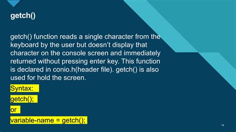 Input Output Function In C Programing Languagepptx