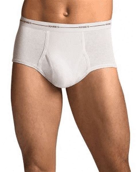Hanes Mens Freshiq Comfort Flex Waistband White Briefs 12 Pack