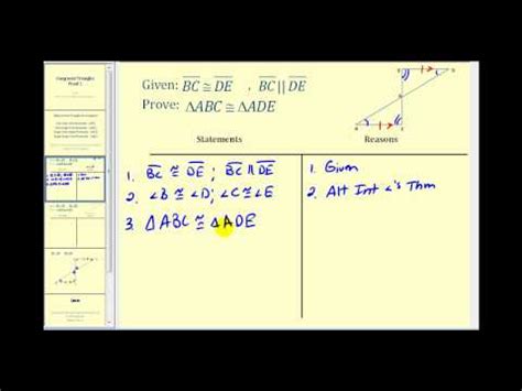 Example Prove Two Triangles Are Congruent Video Geometry CK Foundation