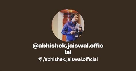Abhishekjaiswalofficial Official Instagram Linktree
