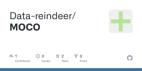 GitHub Data Reindeer MOCO