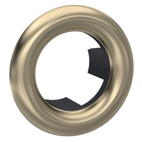 Brushed Brass Overflow Cover — Trade Superstore Online