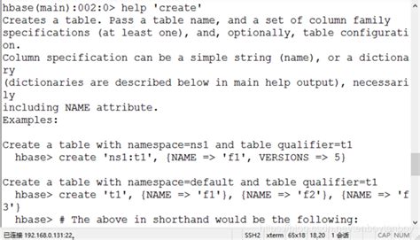 Hbase Shell终端操作之库表操作（hbase创建表、删除表、查看表、查看表描述）hbase查看建表语句 Csdn博客