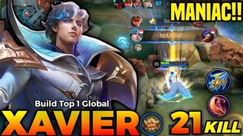 MANIAC 24 Kills New One Shot Build Xavier Insane Damage Build Top 1