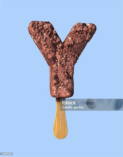편지 Y 초콜릿 아이스크림 글꼴 개념 3차원 형태에 대한 스톡 사진 및 기타 이미지 3차원 형태 가지 식물 부위 갈색