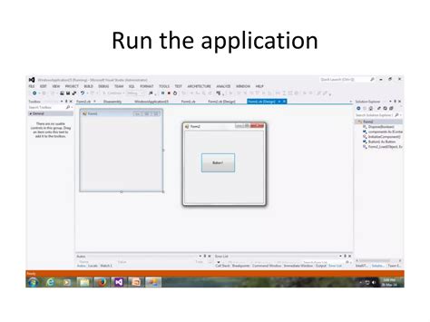 Windows Form Applicationinvb 3 Year Pptx