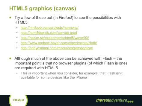 html5 101 ppt