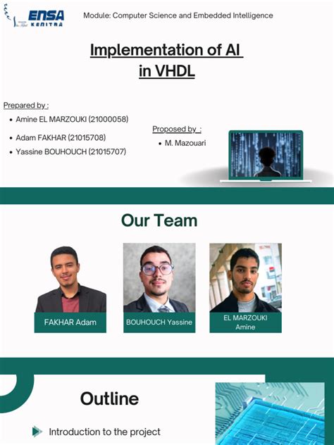 Presentation Vhdl Pdf Statistical Classification Artificial Neural Network