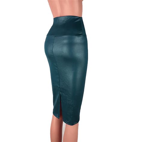 Wtxue Skirts Slit Skirt Split Womens Lady High Waist Hip And Knee In